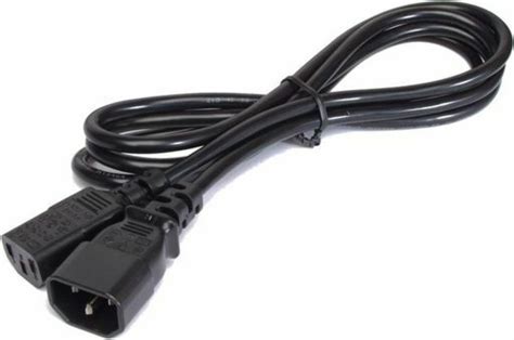 IEC MALE TO IEC FEMALE EXTENSION LEAD 1M