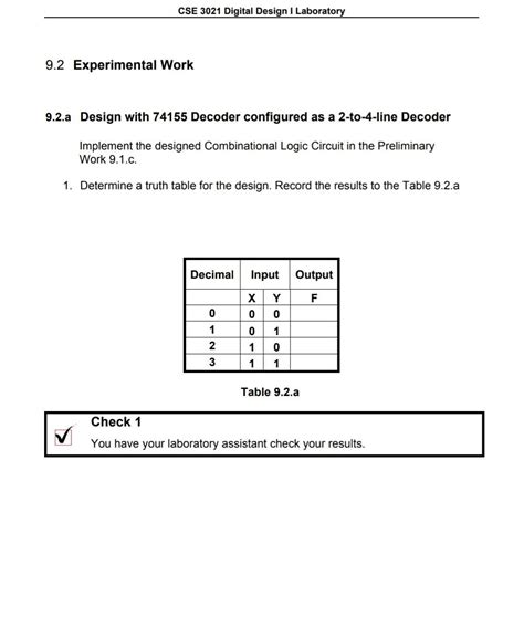 Solved 9 Combinational Logic Circuit Design With Decoders