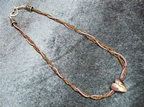 Made With A Handmade Lampworked Glass Bead By Rachel Goetz Jewelry