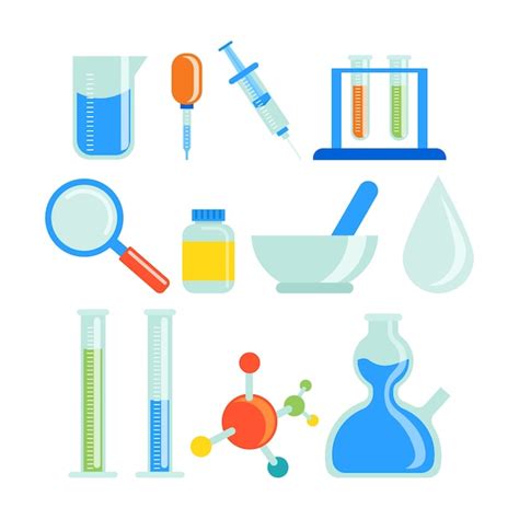 Free Vector Science Lab Objects