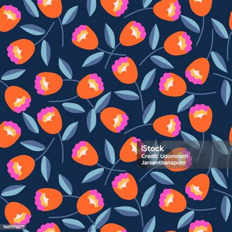 이국적인 손으로 그린 꽃 직물 직물 의류 포장지 표지 배너 가정 장식 배경을 위한 꽃무늬가 있는 이음매 없는 패턴 벡터 그림입니다 0명에 대한 스톡 벡터 아트 및 기타