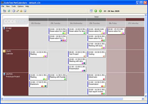 CodeTwo NetCalendars Wspólne grupowe kalendarze przez internet w Outlooku