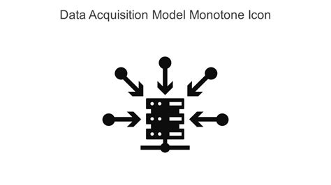 data acquisition model monotone icon in powerpoint pptx png and