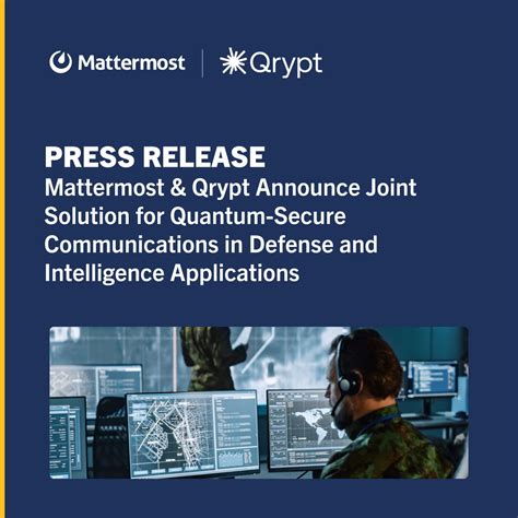 Cybersecurity Quantumsecurity Defense Intelligence… Mattermost