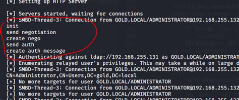 Ntlmrelayx Ldap Bind Error With Computer Account Issue Fortra Impacket Github