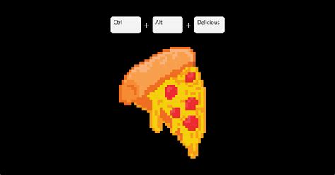 Ctrl Alt Delicious Pizza Pixel Art Pizza Hat Teepublic