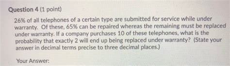 Solved Question 2 1 Point Suppose That Only 20 Of All Chegg Com