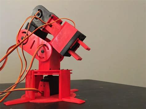3d Printed Arduino Based Robotic Arm Robot Arm 3d Printing Arduino