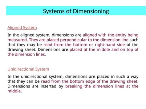 Lecture 5 Dimensioning For Engineering Drawing Ppt