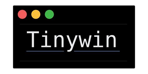 Github Knicholson Tinywin A Tiny Window Gui Library For Curses Terminal Applications