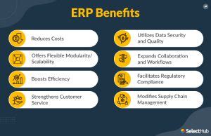 Efficiency And Growth Incredible Benefits Of ERP