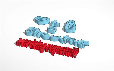 3d Design Requests Tinkercad
