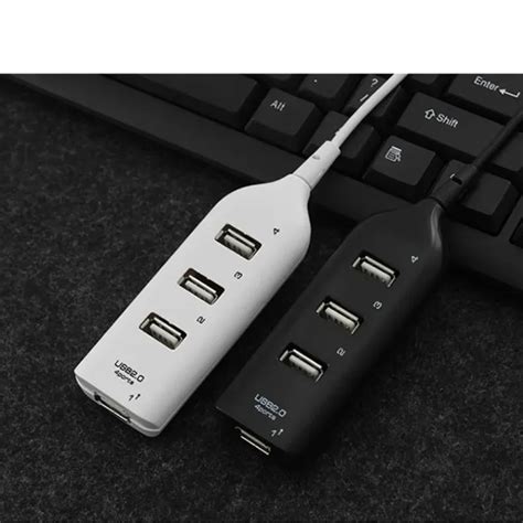 Usb Splitter 4 Port High Speed Data Hub Multi Usb Adapter 20 Mini Extension For Pc Laptop And