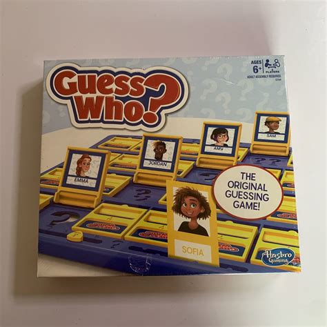 Hasbro Guess Who Game Board The Original Guessing Game New Sealed Retro Unit