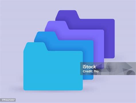 file folder server data management stock illustration download image