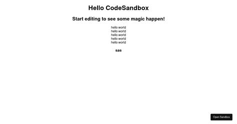 S Codesandbox