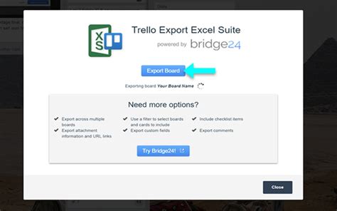 Trello Export Excel Suite Google Chrome 용 확장 프로그램 다운로드