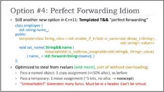 C Herb Sutters Cppcon Perfect Forwarding Slides Stack Overflow