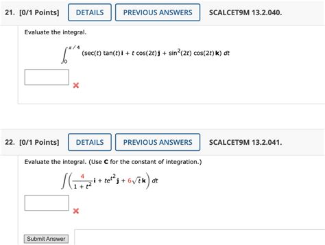Solved Evaluate The Integral Chegg