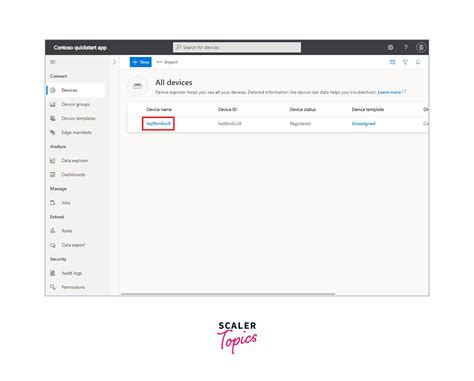 Azure Iot Centralazure Iot Central Scaler Topics