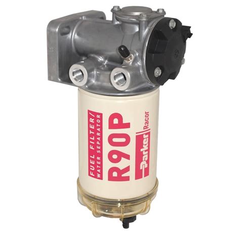 Parker Fuel Filter Water Separator With Integrated Priming Pump Racor