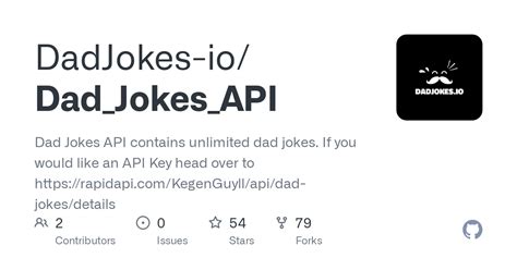 GitHub DadJokes Io Dad Jokes API Dad Jokes API Contains Unlimited Dad Jokes If You Would