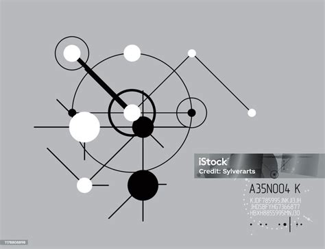 기계 구성표 원과 선이있는 벡터 엔지니어링 도면 기술 계획은 웹 디자인 및 배경 화면 또는 배경으로 사용할 수 있습니다 아트 그래픽 일러스트레이션 0명에 대한 스톡 벡터