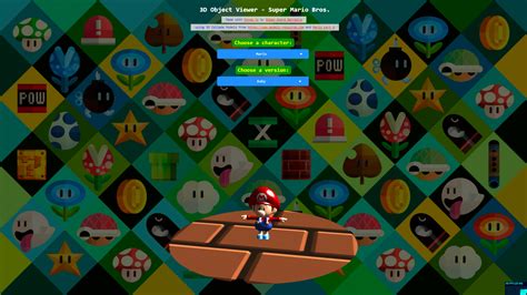github rubenandrebarreiro 3d object viewer super mario bros 🎮 🕹️ 👾 a