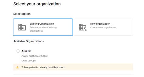 Unable To Create Or Access New Organizations Unity Services Unity