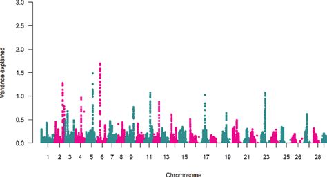 Genetic Variance Explained By 20 Snp Sliding Windows For Clinical Download Scientific Diagram