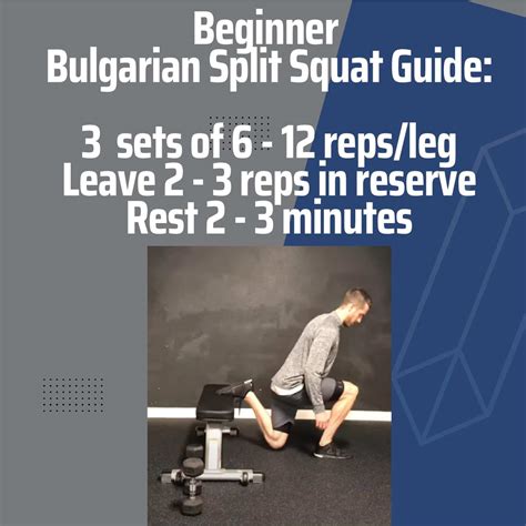 How Many Sets And Reps For Bulgarian Split Squats To Build Size