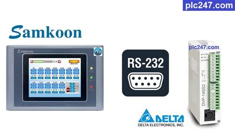Samkoon Hmi And Delta Plc Rs232 Communication Tutorial