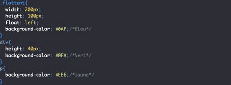 La Propriété Css Float Pierre Giraud