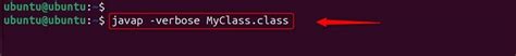 Javap Command In Unix