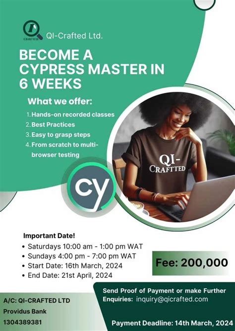 ademola bhadmus on linkedin thank you for taking the journey with me i started with cypress