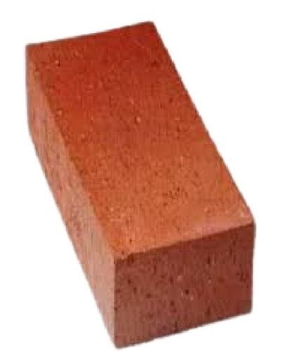 9 X 4 X 3 Inch Acid Resistant Rectangle Shape Red Bricks Compressive