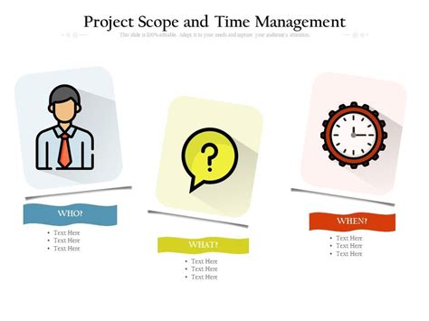 Project Scope And Time Management Ppt PowerPoint Presentation Infographic Template Gallery PDF