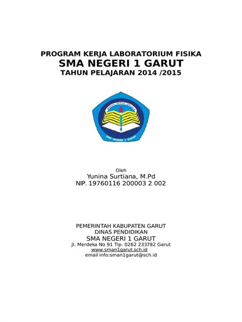 Program Kerja Lab Fisika Pdf