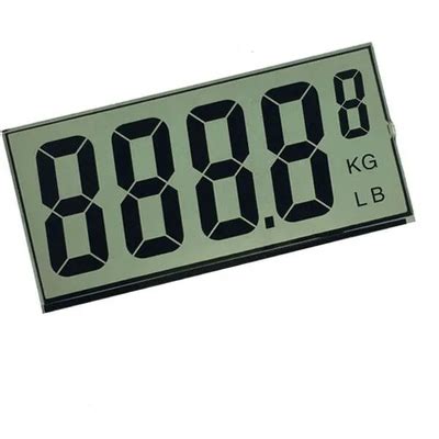 Alphanumeric Segment Custom LCD Display I C Interface For Front Screen