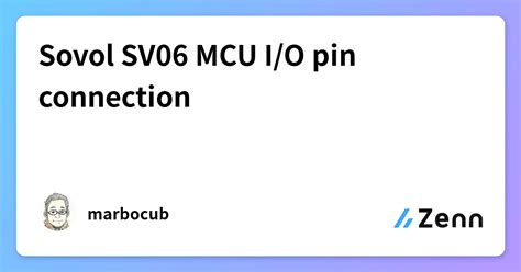 Sovol Sv06 Mcu Io Pin Connection