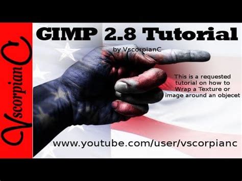 GIMP Tutorial How To Wrap Texture On Photo With Displacement Maps By VscorpianC YouTube