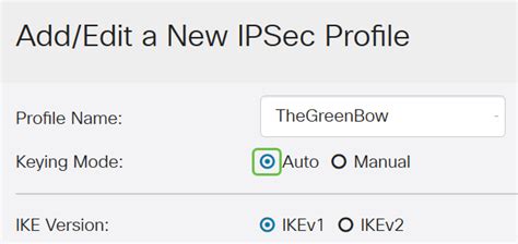 Set Up And Use Thegreenbow Ipsec Vpn Client To Connect With Rv160 And Rv260 Routers Cisco