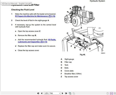 Jcb Wheeled Loader 467 Sevice Manual