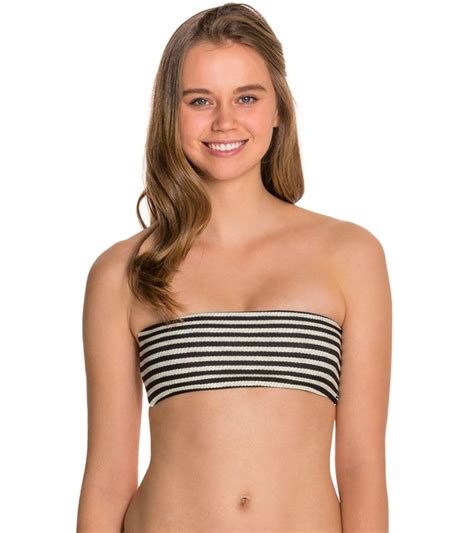 Billabong Monterrico Stripe Bandeau Bikini Top At