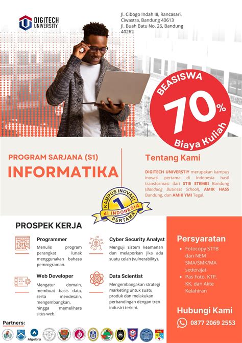 beasiswa kuliah teknik informatika kelas karyawan 087720692553