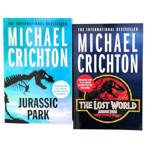 Michael Crichton Jurassic Park 2 Books Collection Pack Set Bookmall