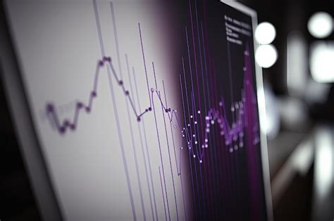 Premium Photo Purple Analysis Digital Analytics Data Visualization Financial Schedule