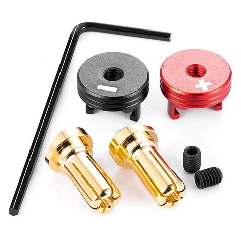5 0mm Metal Plug Banana Plug Rc Car Lip Battery Connector With Metal