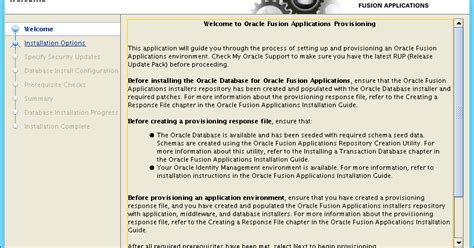oracle fusion applications 11 1 2 9 installation part 6 ~ oracle