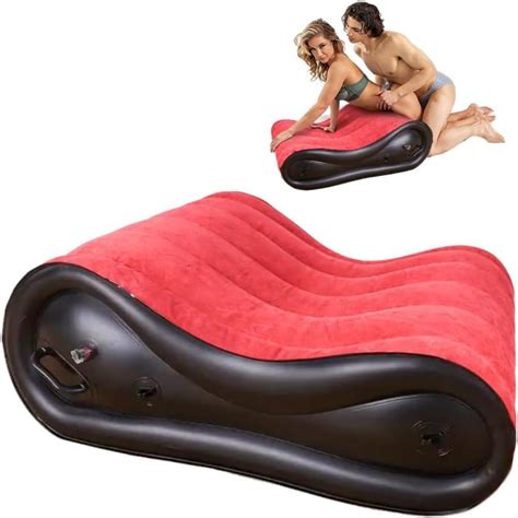 Sex Pillow Cushion With Handrail Inflatable Ramp Furniture For Couple Deep Position